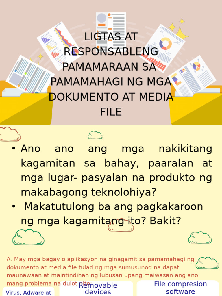 q1 - w3 - d2 - Ligtas at Reponsableng Pamamaraan Sa Pamamahagi NG Mga Dokumento at Media File | PDF