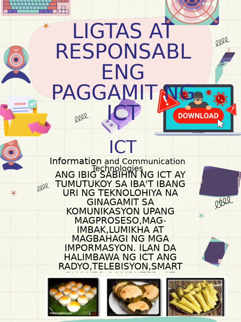 Q1 - W3 - D1 - Ligtas at Responsableng Paggamit NG Ict | PDF