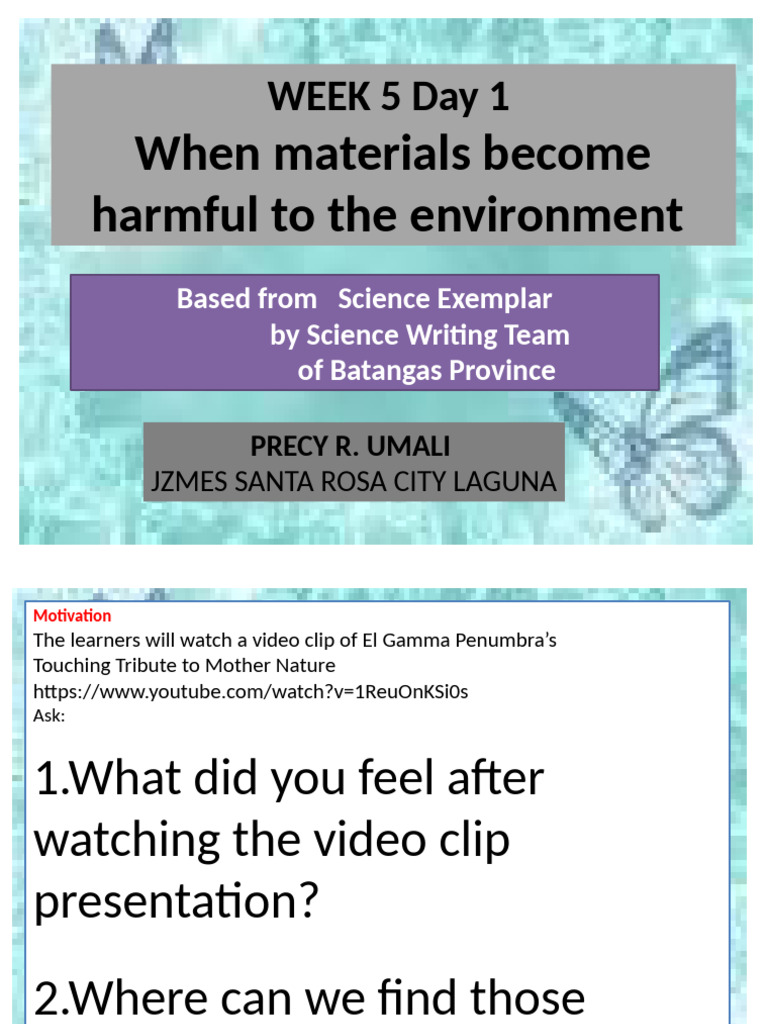 Sci PPTX q1 Week 5 Day 1 5 | PDF