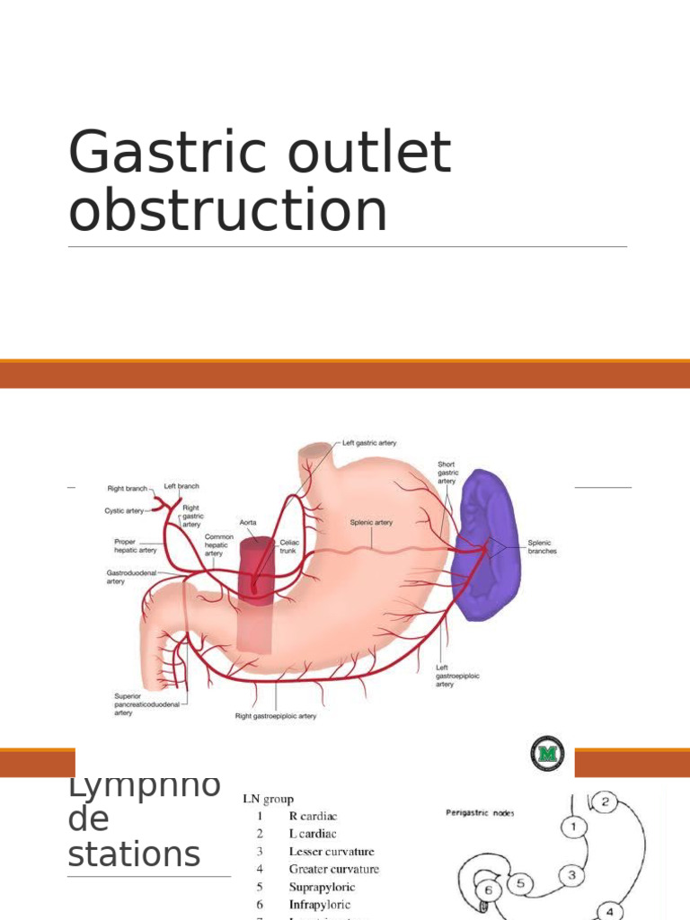 Gastric Outlet Obstruction | PDF