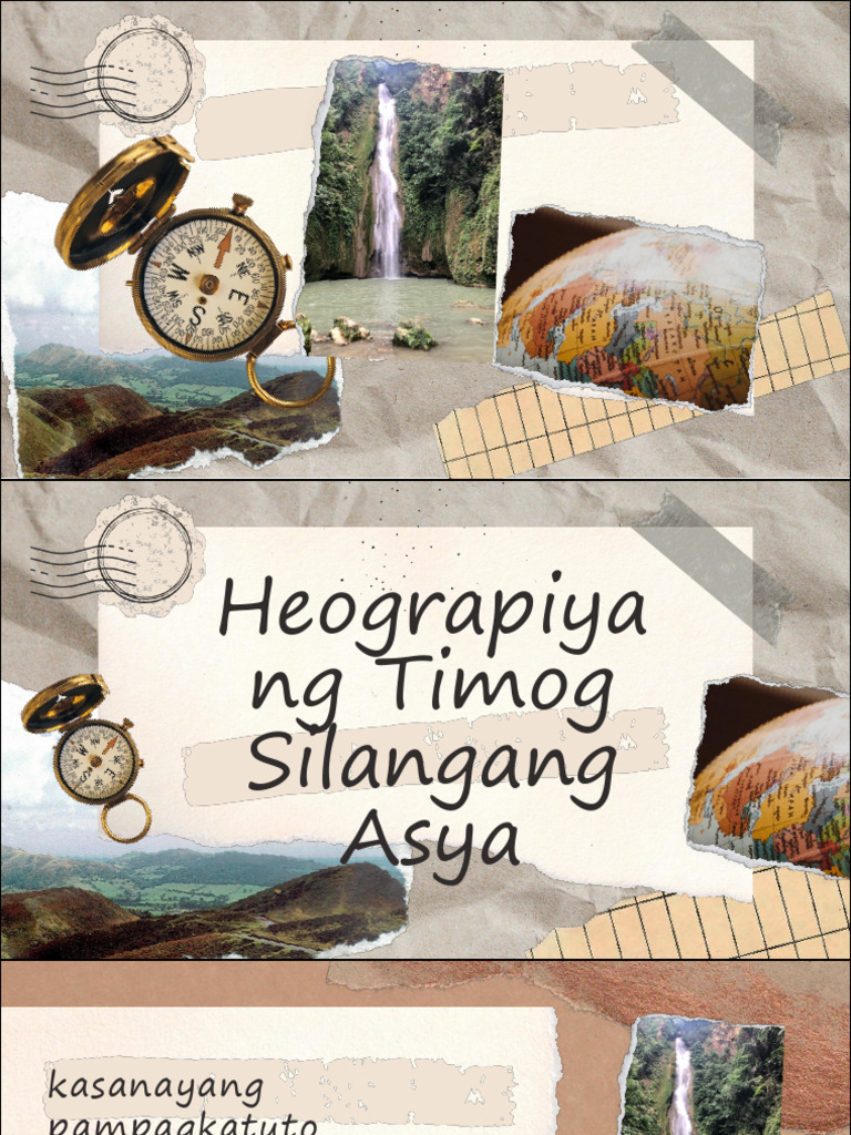 Ang Heograpiya NG Timog Silangang Asya - PDF 111 | PDF