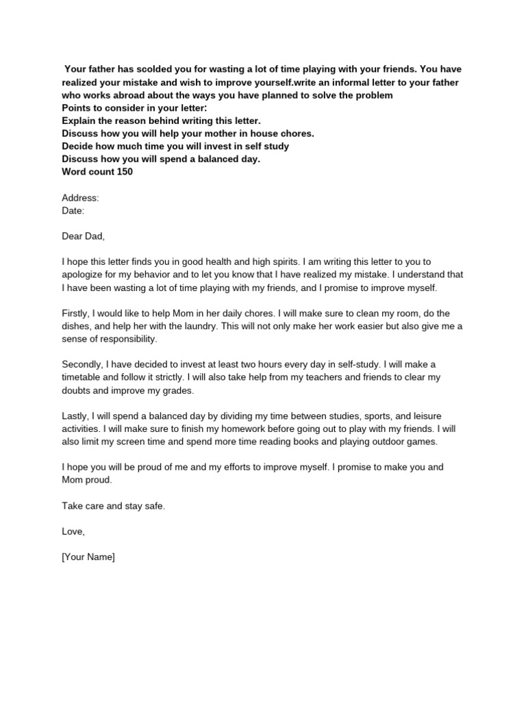 Letters Grade 7 (X) | PDF