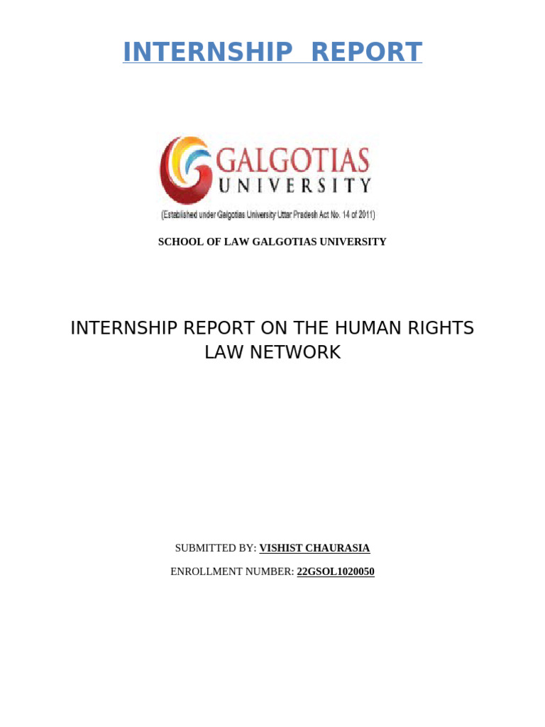 Internship Report1 | PDF