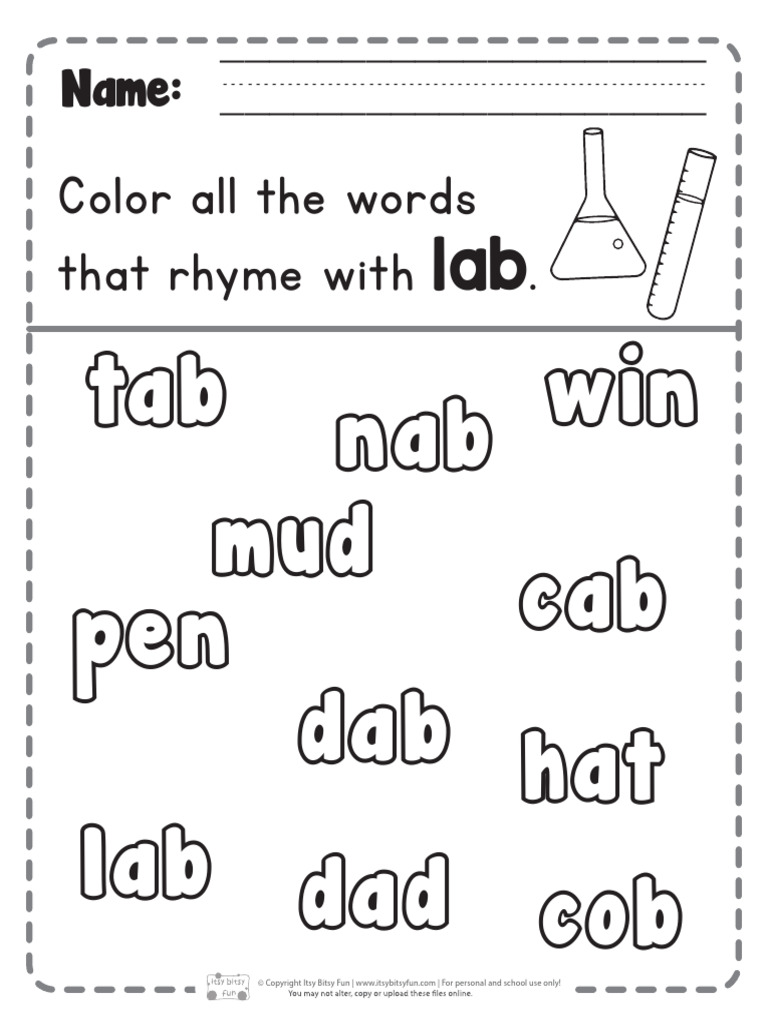 CVC-Rhyming-Worksheets | PDF