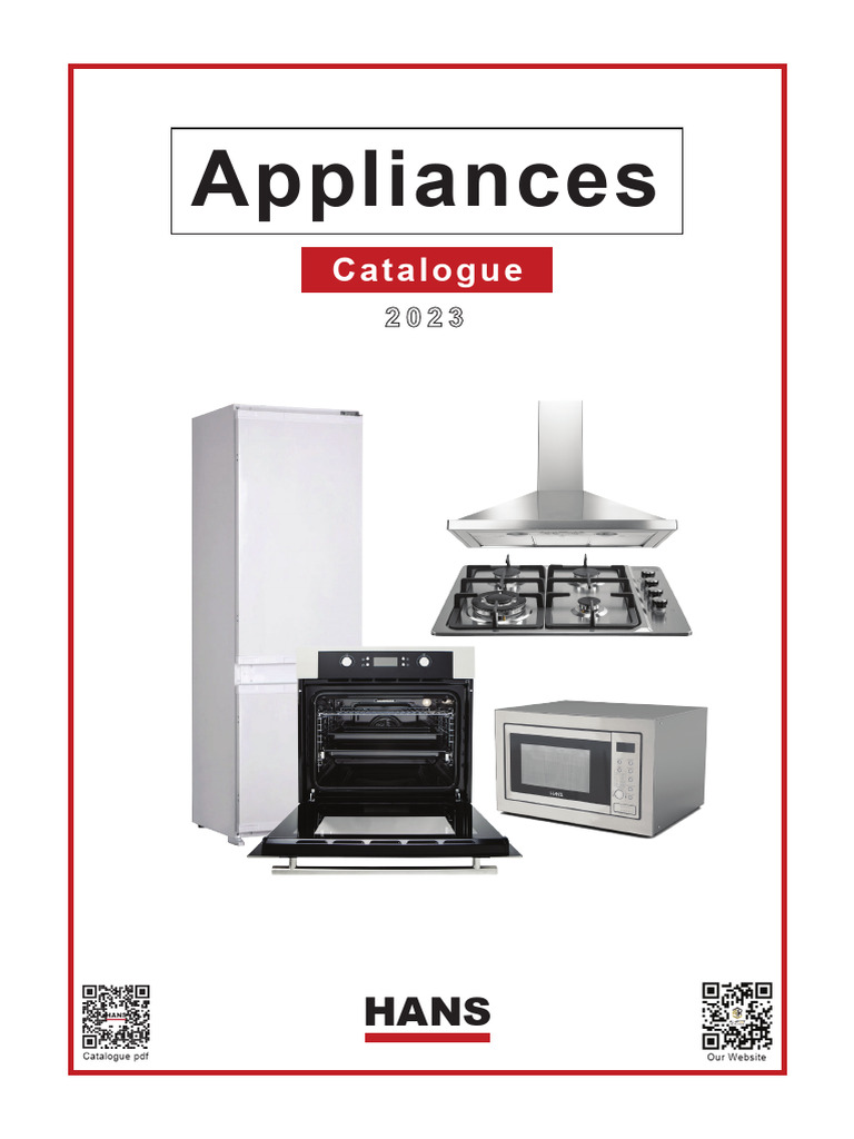 Appliances Catalog Al Afeef Hans 2023 | PDF