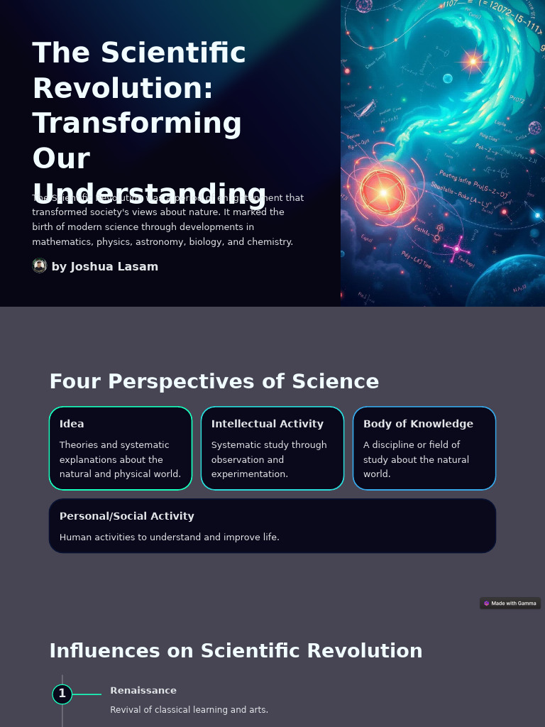 The Scientific Revolution Transforming Our Understanding | PDF