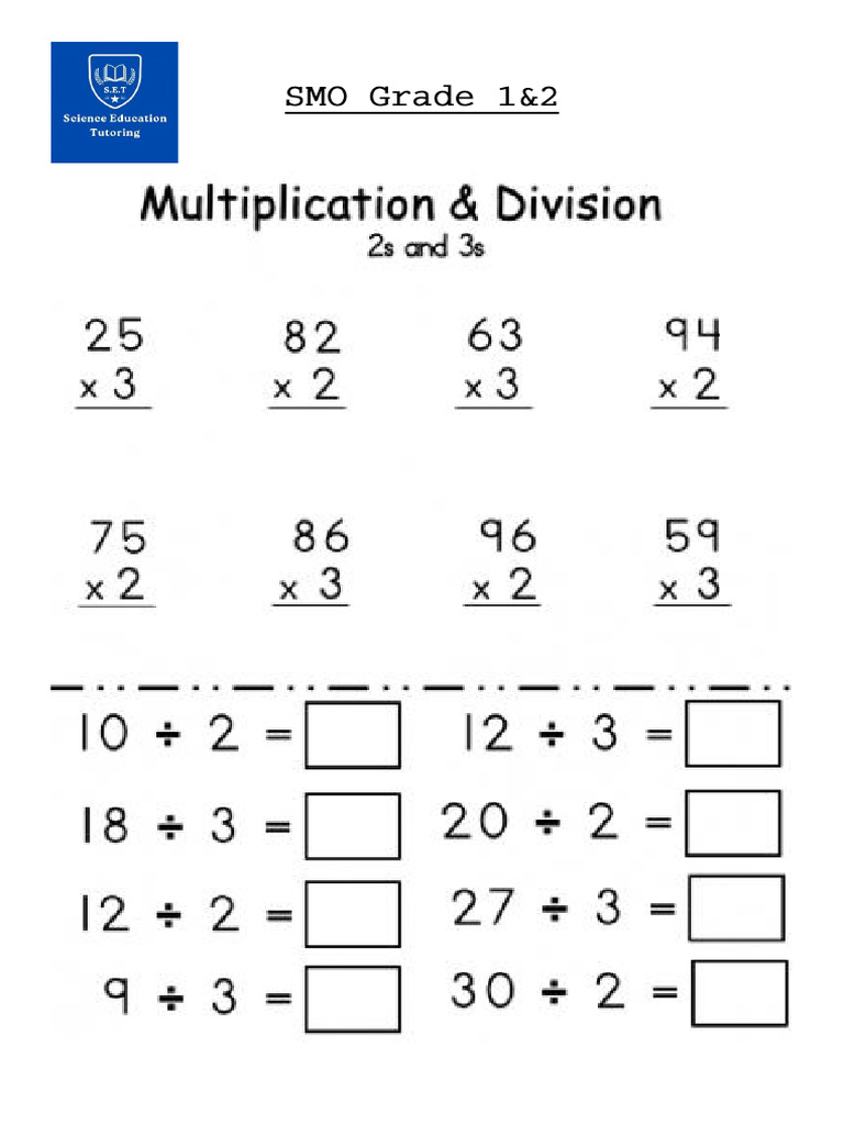 SMO Grade 1 Review | PDF