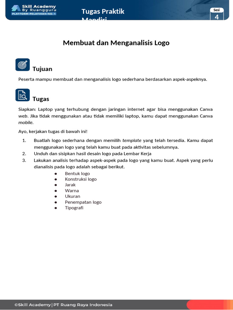 TPM 4 Membuat Dan Menganalisis Logo [Peti Hartini] | PDF