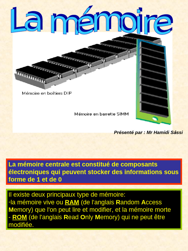 Memoire Centrale | PDF