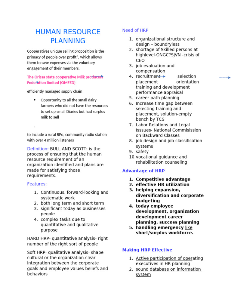 HRM 2 - HRP | PDF | Forecasting | Human Resource Management
