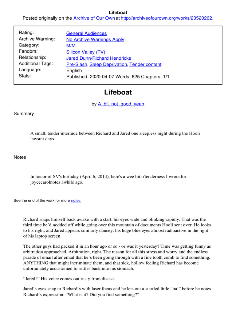 Lifeboat | PDF