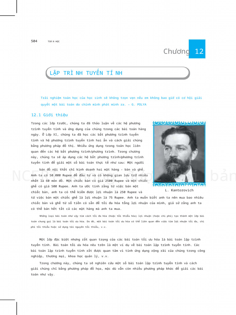 LINEAR PROGRAMMING (1) | PDF