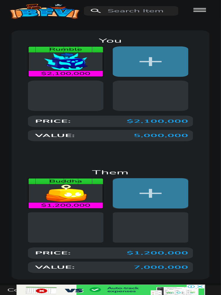 Blox Fruits Values - Calculator | PDF