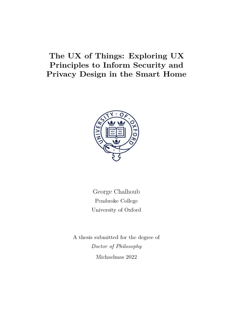 Chalhoub Thesis 2022 | PDF