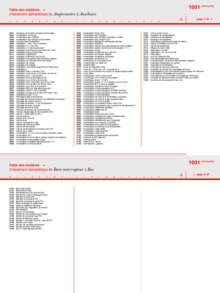 1001circuits TDM | PDF