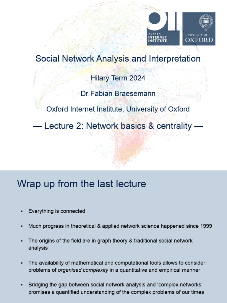 SNAIL Class 2 - Network Basics | PDF