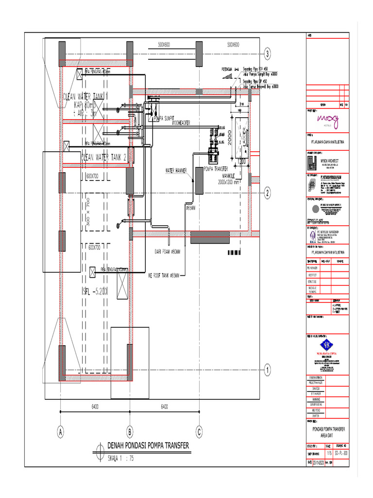 Denah Pump Room | PDF