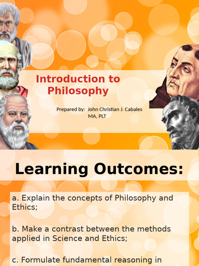 Ge 8 Intro To Philosophy Pptx. 1 | PDF
