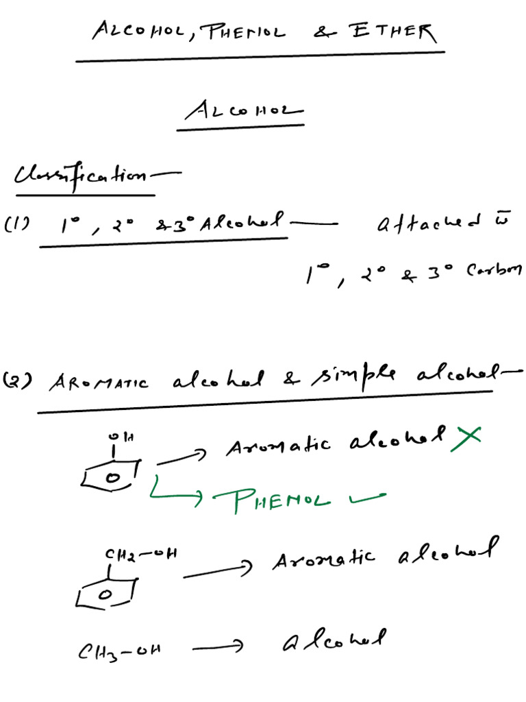 Alcohol Phenol and Ether Modified | PDF