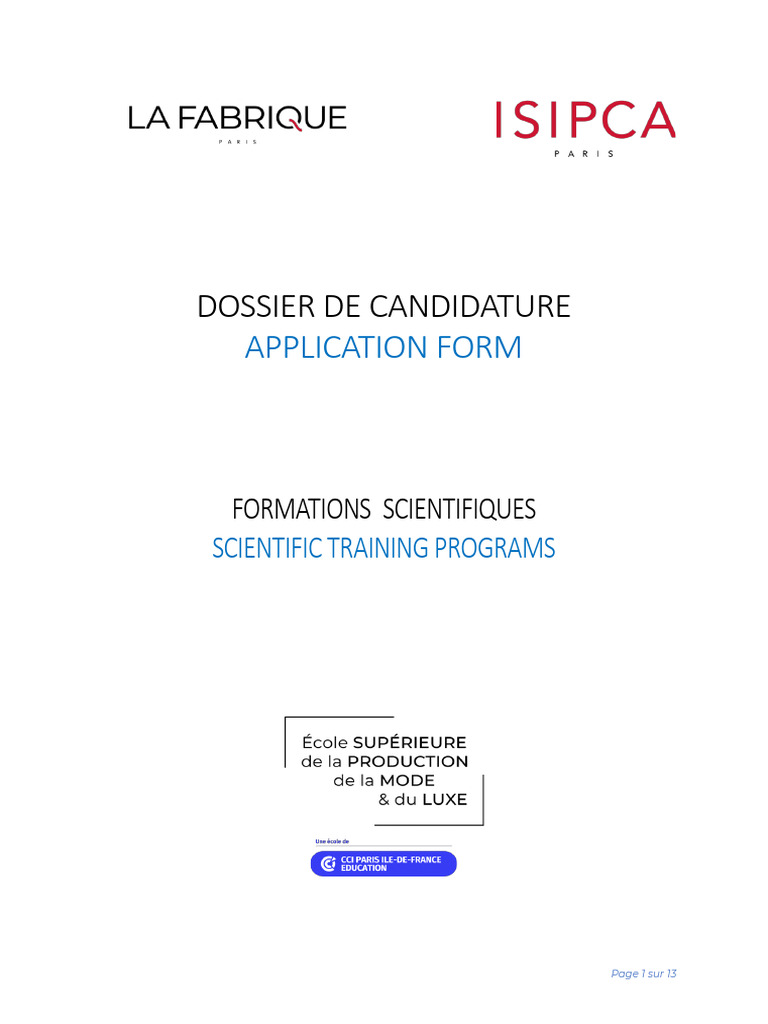 Isipca Candidature | PDF