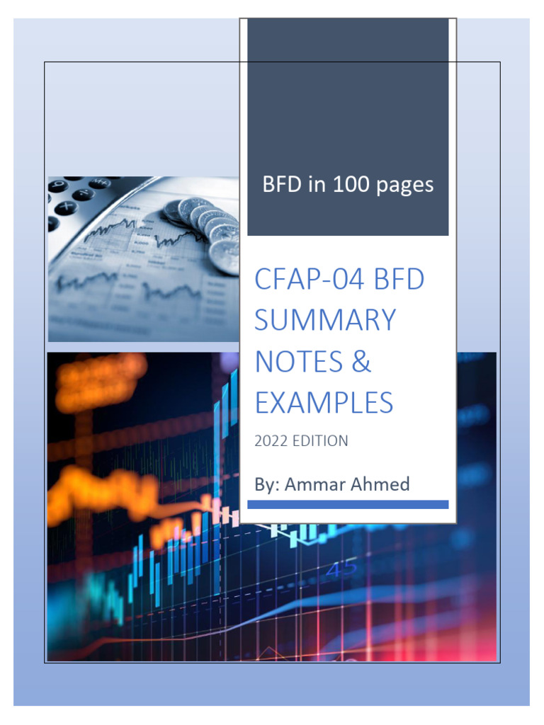 BFD Book - June 2022 - Sir ammar | PDF