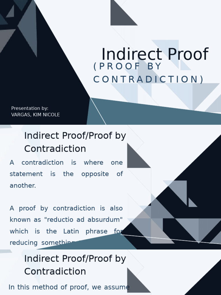 Proof by Contradiction | PDF | Mathematical Proof | Prime Number