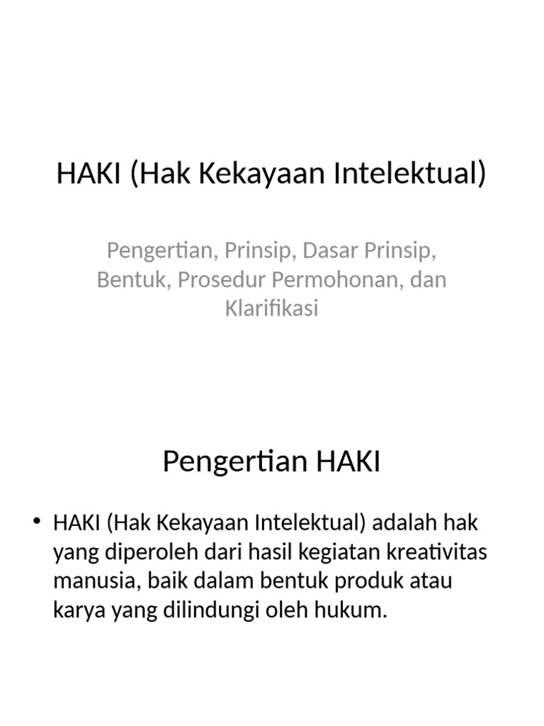 HAKI Presentation | PDF