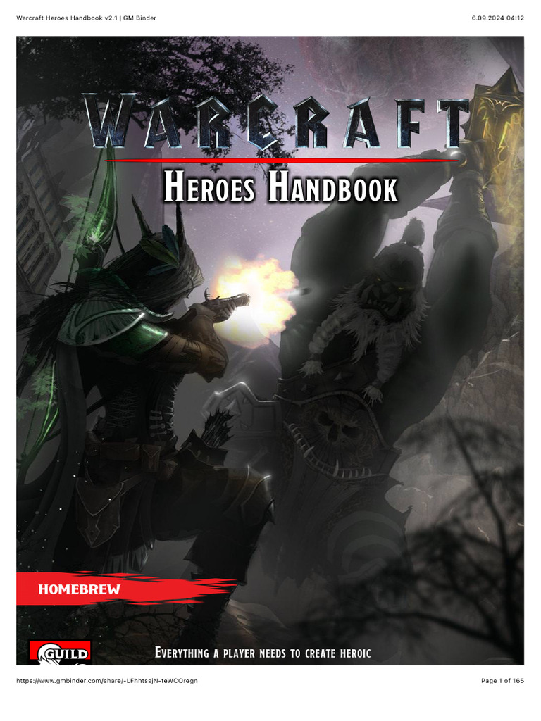 Warcraft Heroes Handbook | PDF