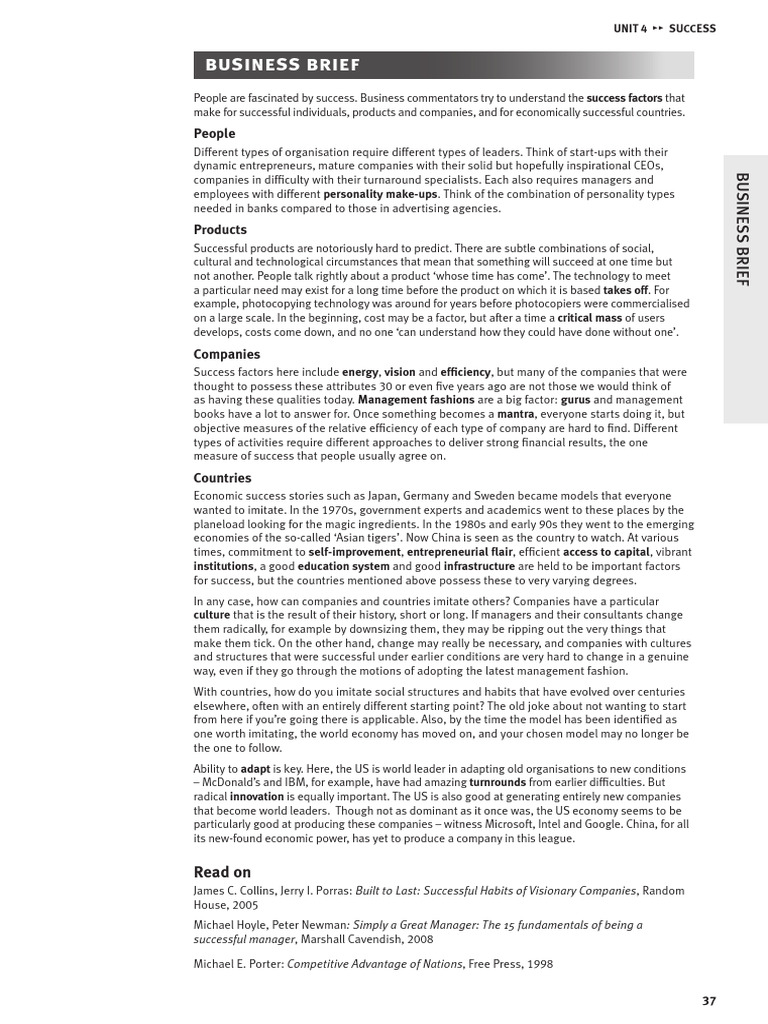 Businessbrief U04 | PDF