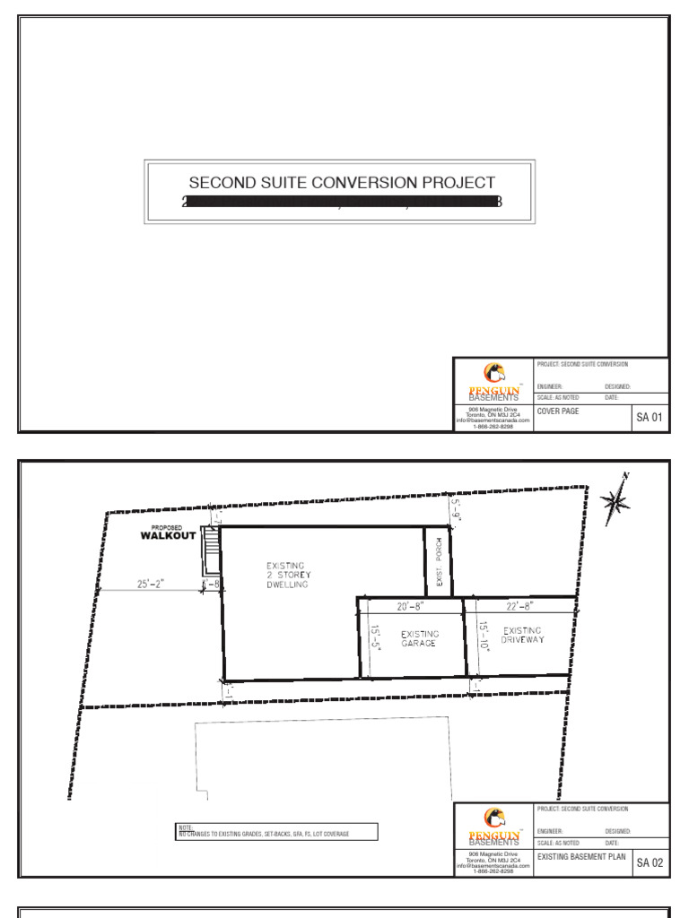 PB Sample Basement Permit Plan | PDF