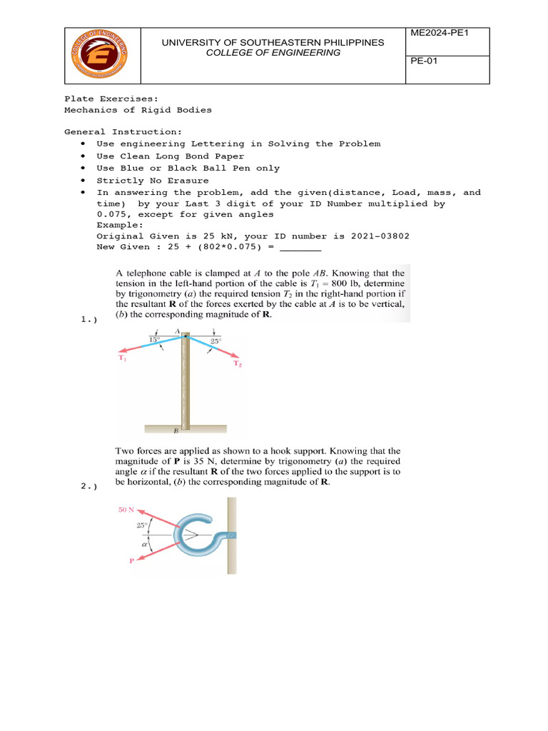 BES 115 - Plate Exercise 1 | PDF