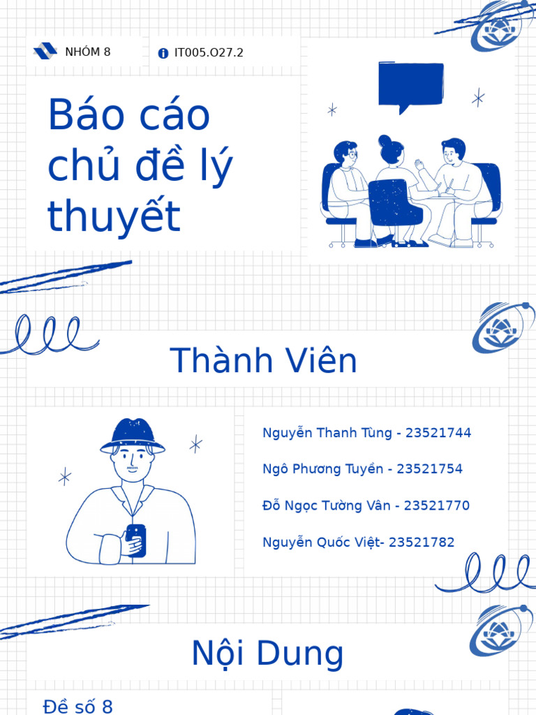 Báo Cáo Chủ Đề Lý Thuyết Oop Nhóm 8 | PDF