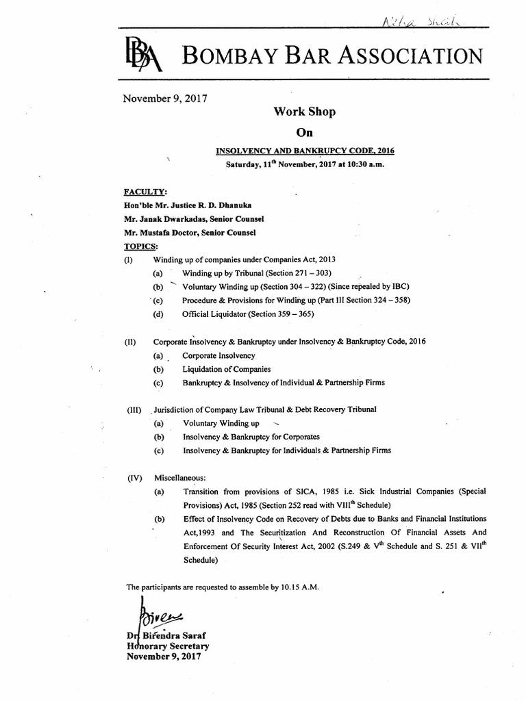 IBC Janak Dwarkadas | PDF