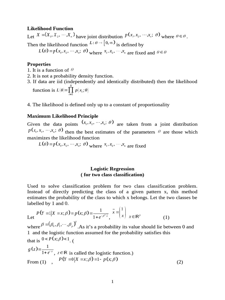 09B Logistic Regression - Final | PDF