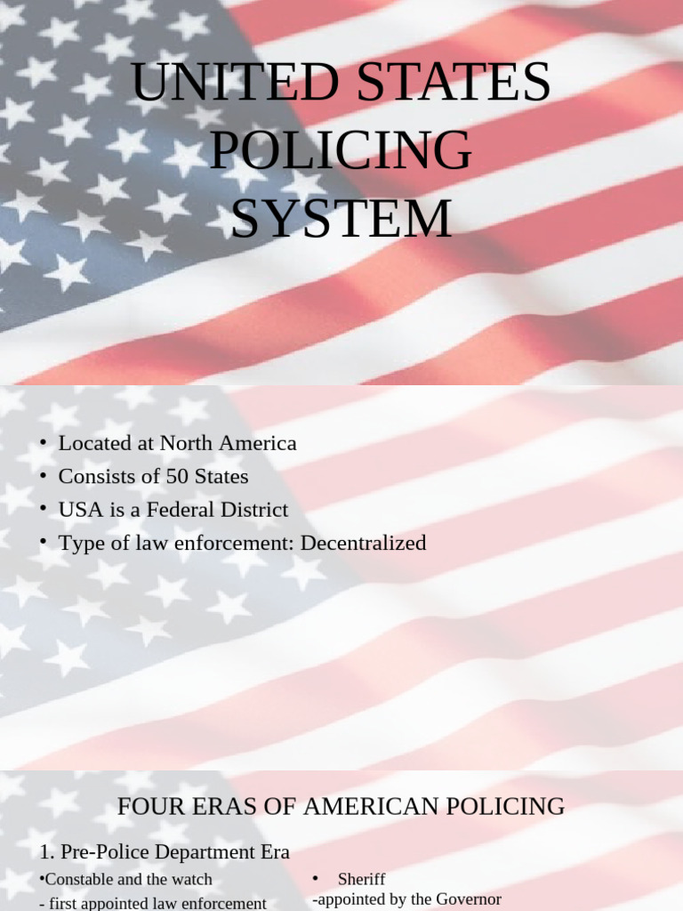 United States Policing System | PDF | Police | Politics