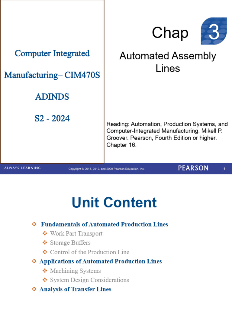 Chap 3 - Automated Assembly Lines With Solution | PDF