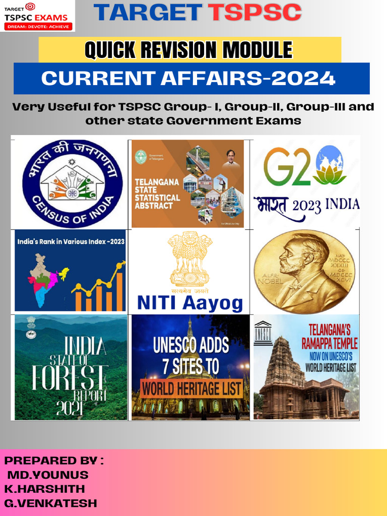 Quick Revision Notes - 10 Important Themes BY TARGET TSPSC | PDF