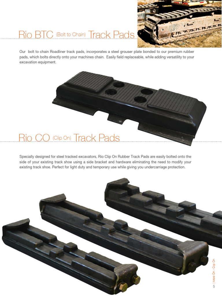 RRT Catalog Track-Pads | PDF