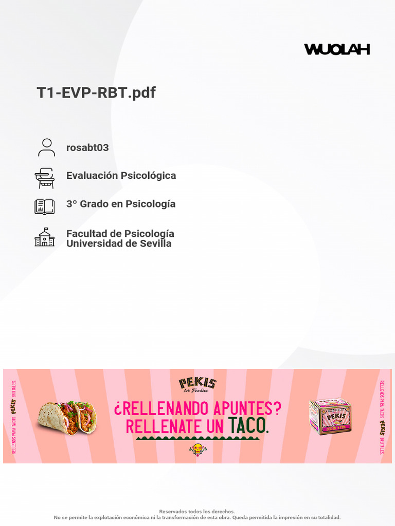 Tema 1 EVP | PDF