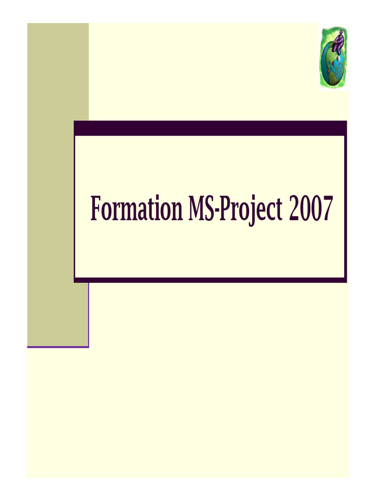 Formation MS-Project | PDF
