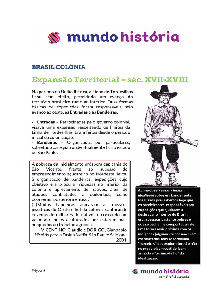 Material 04 | PDF | Brazil | European Colonization Of The Americas