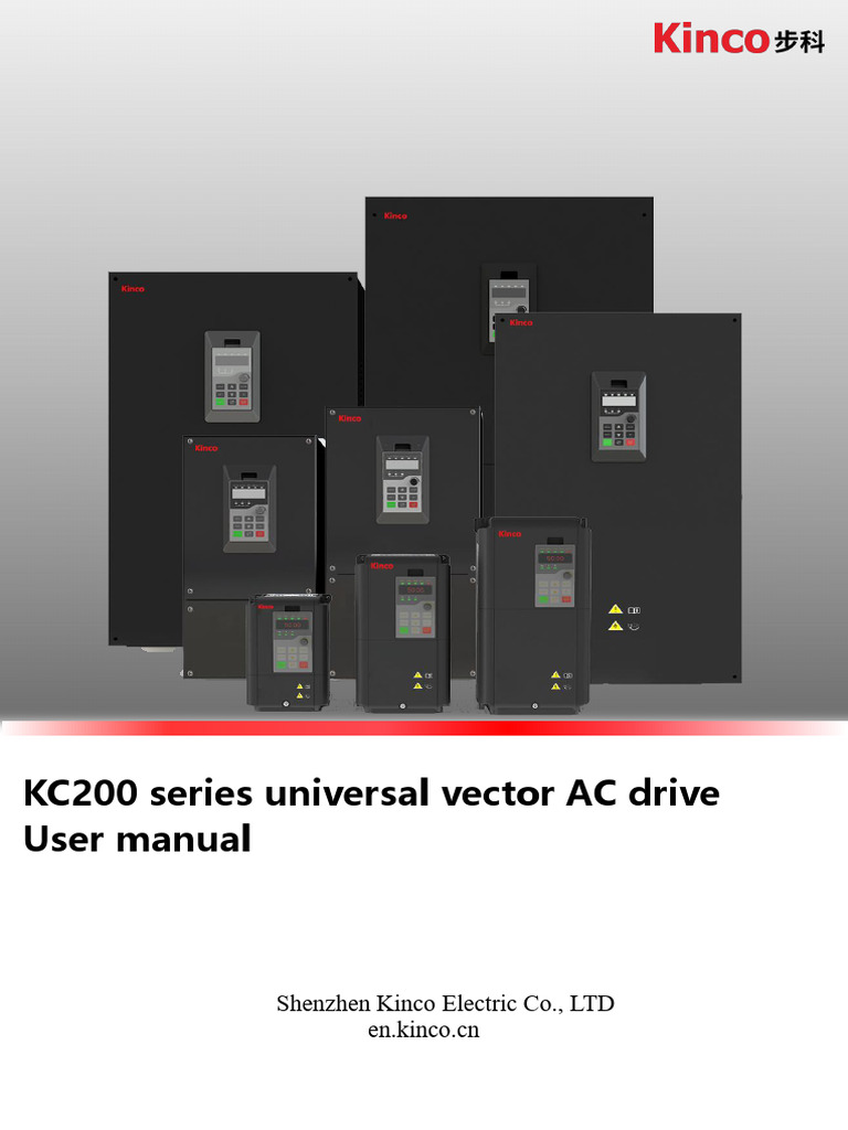 Kinco KC200 Series Universal Vector AC Drive User Manual (20240513) | PDF