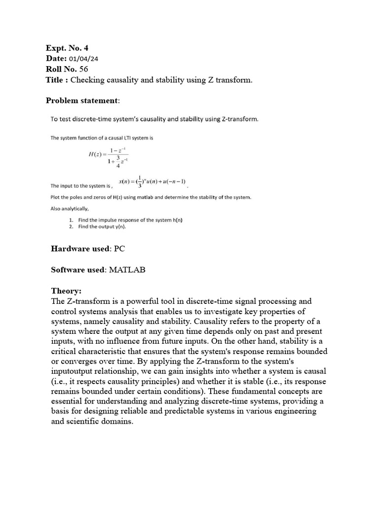 59 - DSP Lab Assignment 4 | PDF