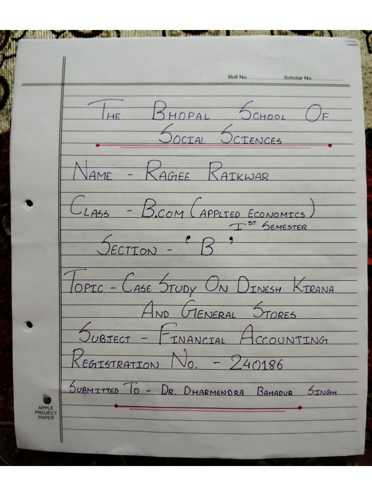 Financial Accounting Cce-1 | PDF