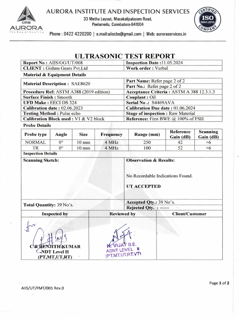 Ut 008 Gishnu Gears | PDF