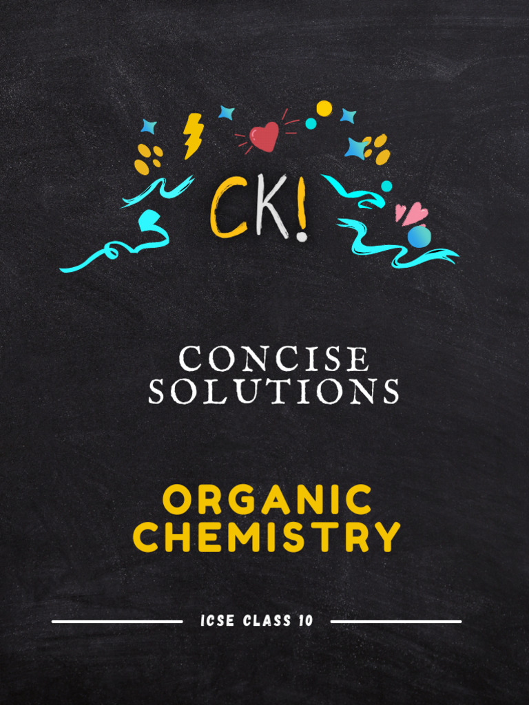Concise Solutions: Organic Chemistry | PDF