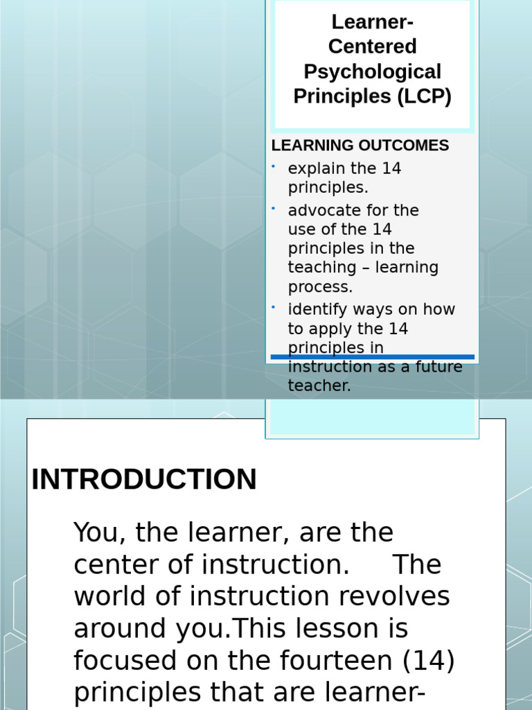 Learning Outcomes | PDF