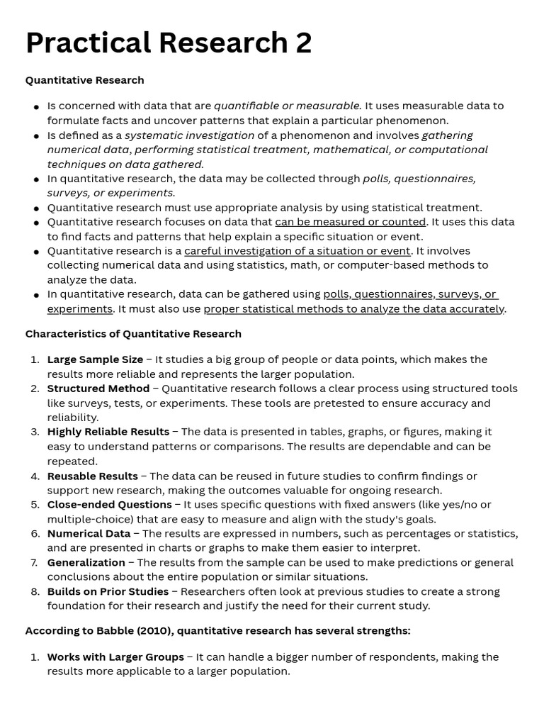 Practical Research 2 | PDF