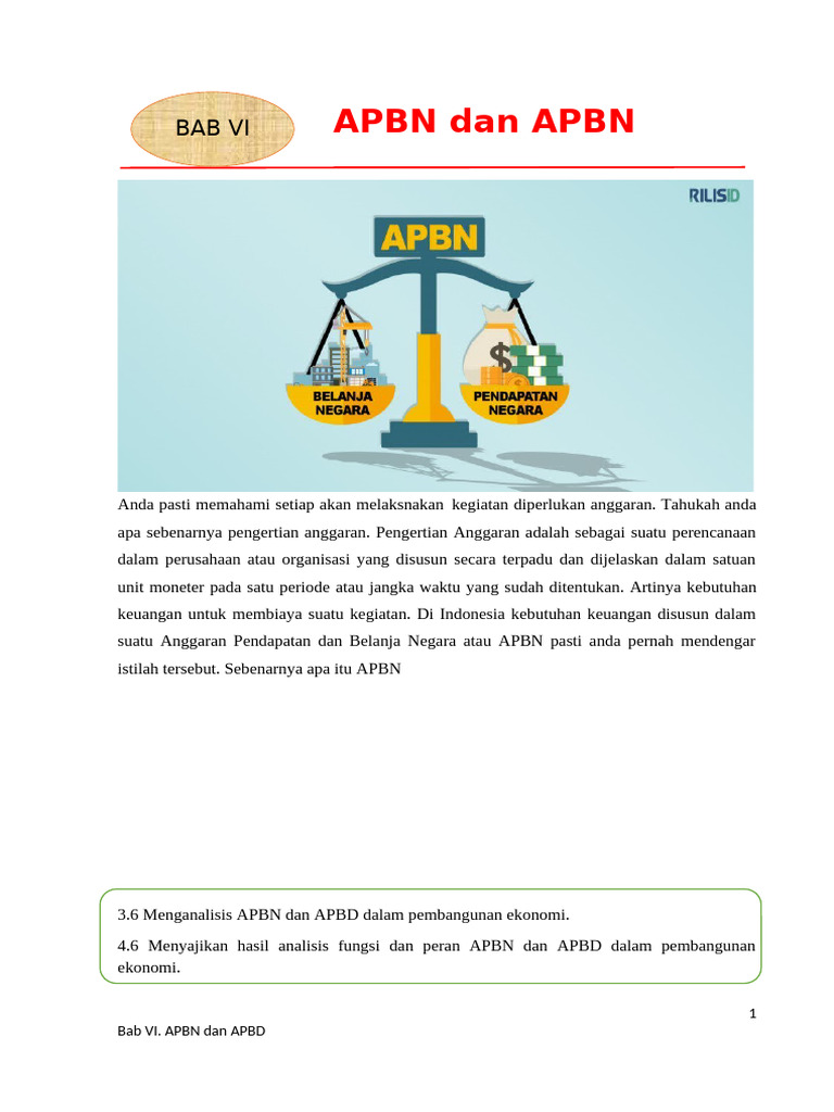 Apbn Dan Apbn | PDF