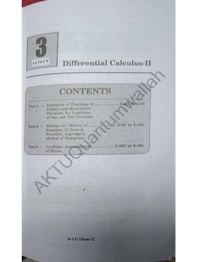 Maths Quantum UNIT-3 | PDF